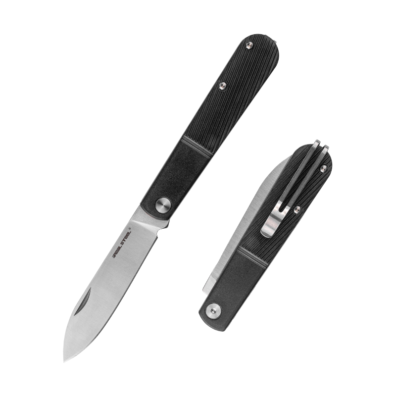 RSK Real Barlow RB-1 Drop Point | Pocket Clip with Fork – Real Steel Knives