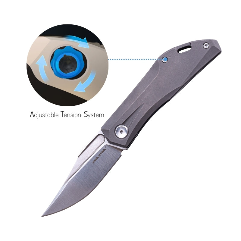 RSK Ventus Titanium | ATS | Clip point – Real Steel Knives