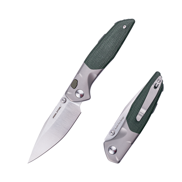 RSK Hoeft | S35VN | Titanium & Micarta – Real Steel Knives