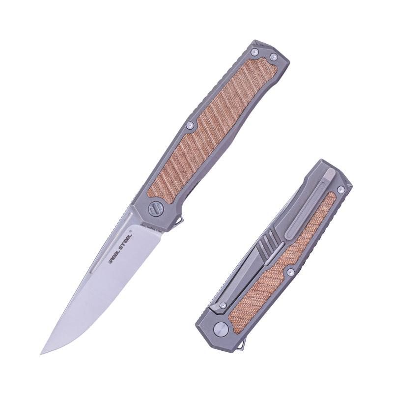 RSK Rokot Premium | S35VN | Titanium & Inlay – Real Steel Knives